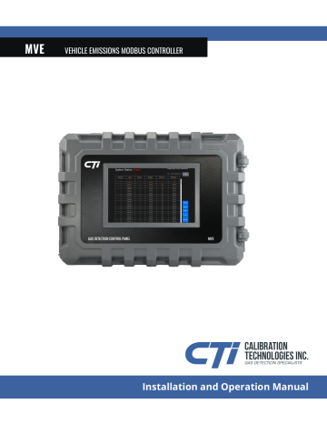 CTI MVE Modbus Controller Product Manual | Manualzz