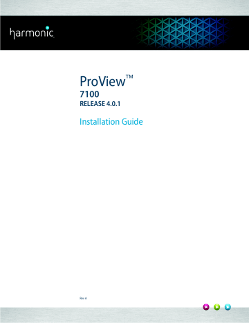 Harmonic ProView 7100 4.0.1 Installation Guide | Manualzz