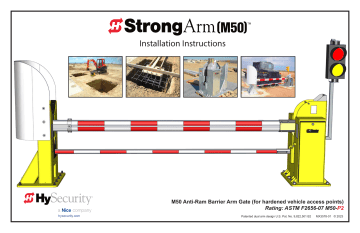 HySecurity StrongArm M50 Installation Instructions | Manualzz