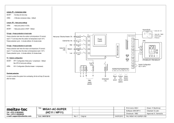 Meitav-tec MIGA1-AC-Super Main Controller Wiring Diagram | Manualzz