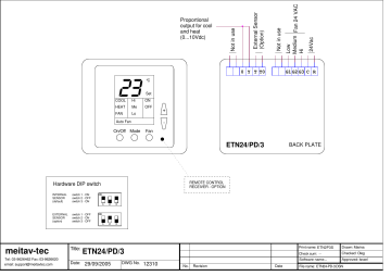 Meitav-tec ETN-24-PD-3S Wall-mount thermostat Wiring Diagram | Manualzz