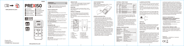 Prexiso PM70NP PINLESS INDUCTIVE MOISTURE METER User Manual | Manualzz