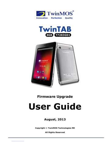 Twinmos TwinTAB T7283GD1 User Manual - Download and Read Online | Manualzz