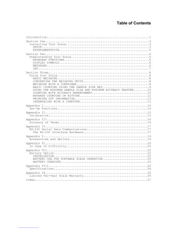 Setra Systems Super Count Operator's Manual | Manualzz