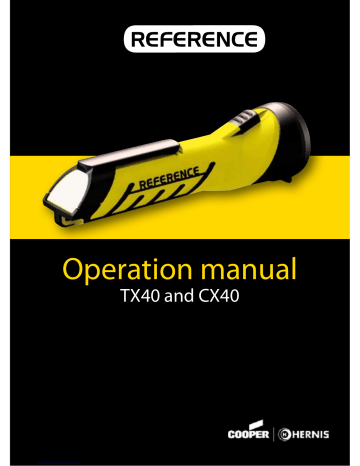 Reference TX40 Operation Manual | Manualzz