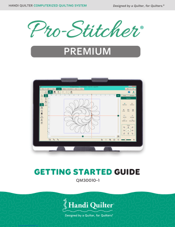 handi quilter HQ Pro-Stitcher Premium Getting Started Manual | Manualzz