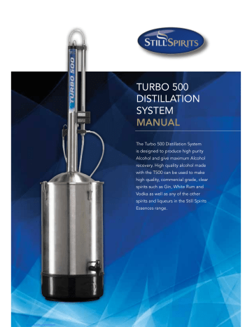Still Spirits TURBO 500 Manual | Manualzz