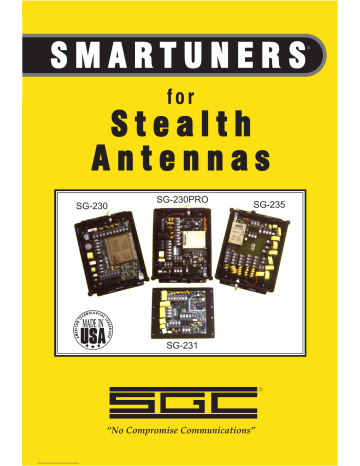 SGC Smartuner SG-230 Manual | Manualzz