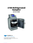Teledyne Isco 5800 Refrigerated Sampler Service Guide | Manualzz