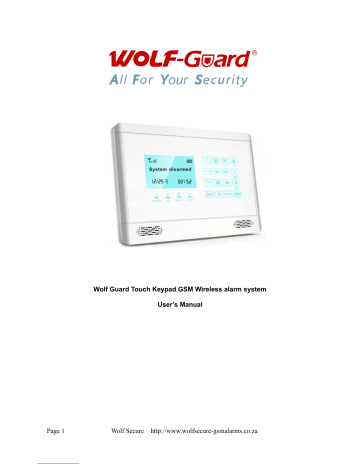 Wolf Secure Wolf Guard User Manual | Manualzz