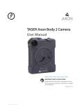 Taser AXON body User Manual | Manualzz