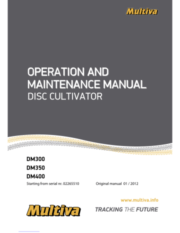 Multiva DM400 Operation And Maintenance Manual | Manualzz