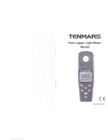 Tenmars TM-203 Manual | Manualzz