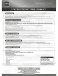 7 Day Compact Electronic Timeswitch User Manual | Manualzz