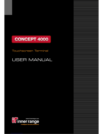 Inner Range 4000 Touchscreen Terminal User Manual | Manualzz