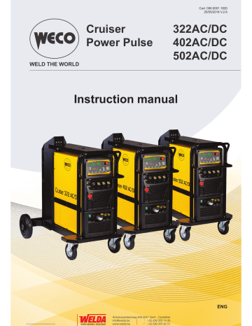 WECO Cruiser 502AC/DC Instruction Manual | Manualzz