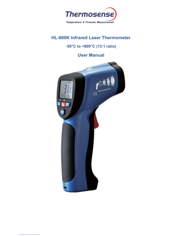 Thermosense HL-800K User Manual | Manualzz