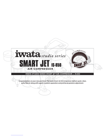 Iwata SMART JET IS-850 Air Compressor Instructions Manual | Manualzz