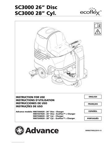 Nilfisk-Advance SC3000 Instructions For Use Manual | Manualzz