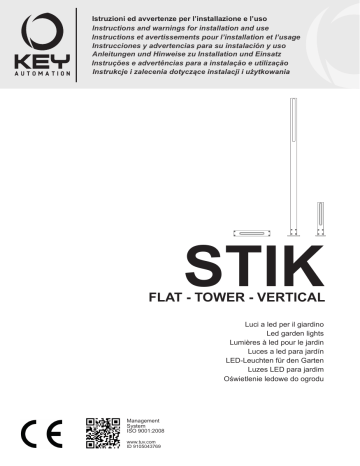 Key Automation 580ISSTIKF Manual | Manualzz