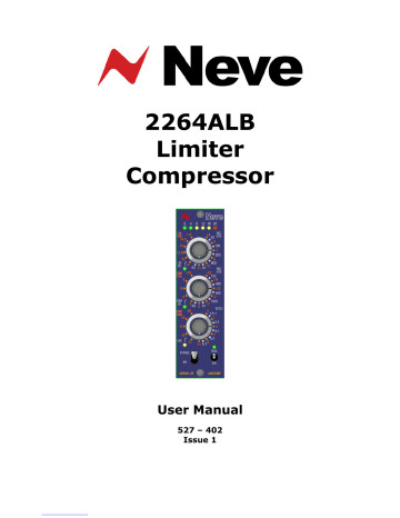 Neve 2264ALB User Manual | Manualzz