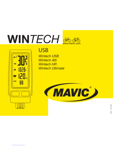Mavic Wintech Ultimate User guide | Manualzz