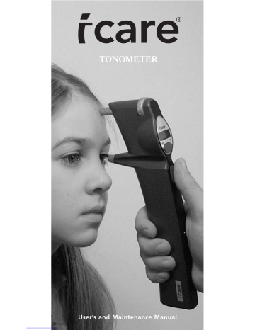 TiOLAT iCare User And Maintenance Manual | Manualzz