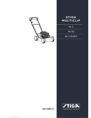 Stiga MULTICLIP 46 SE Instructions For Use Manual | Manualzz