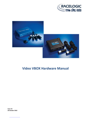 Racelogic VBOX User Manual | Manualzz