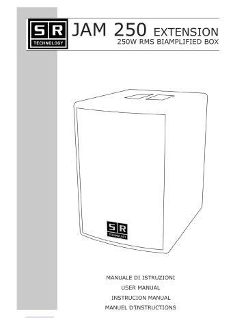 SR Technology JAM 250 User Manual | Manualzz