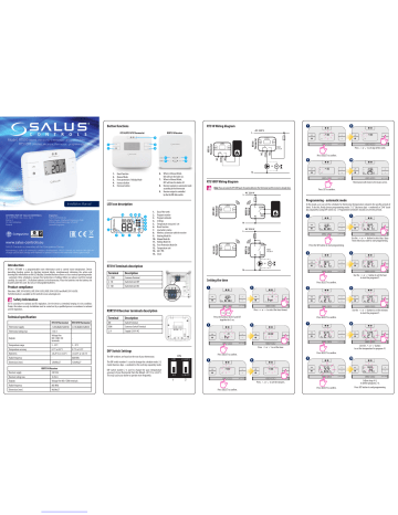 Salus RT510RF Installation Manual | Manualzz