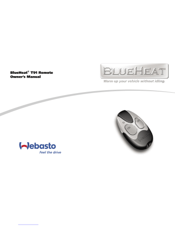 Webasto BlueHeat T91 Owner's Manual | Manualzz