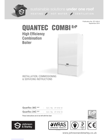 Quantec 30C Installation, Commissioning & Servicing Instructions | Manualzz