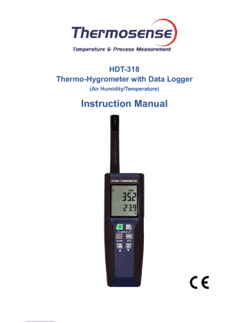 Thermosense HDT-318 Instruction Manual - Download PDF | Manualzz