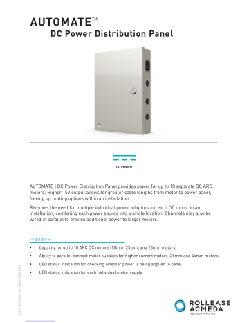 rollease acmeda AUTOMATE Installation Instructions Manual | Manualzz