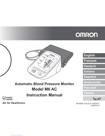 Omron M6 AC Instruction Manual | Manualzz