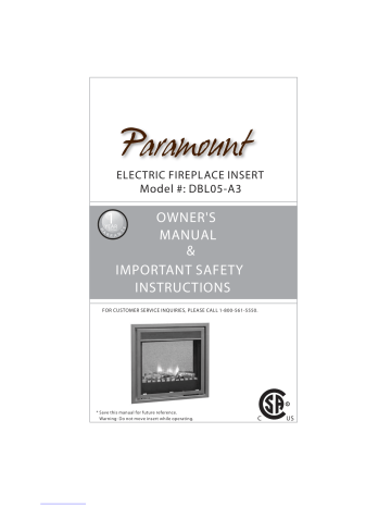 Paramount Fitness DBL05-A3 Owner's Manual | Manualzz