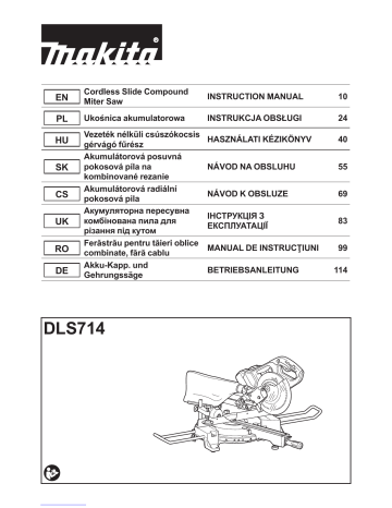Makita DLS714 Instruction Manual | Manualzz