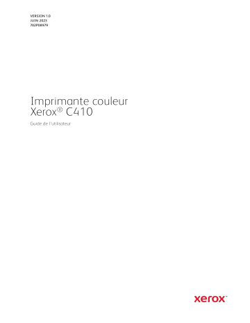 Xerox C410 Color Printer Mode d'emploi | Manualzz