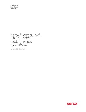 Xerox VersaLink C415 Color Multifunction Printer User Guide | Manualzz