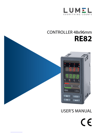 Lumel RE82 User Manual - Temperature Controller | Manualzz