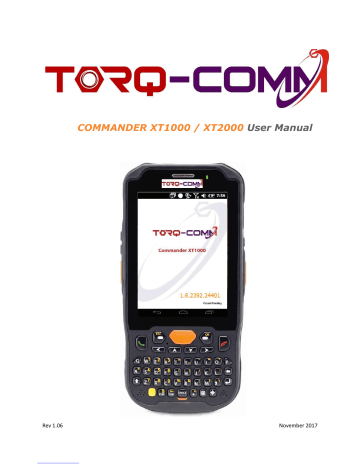 Torq-Comm COMMANDER XT1000 User Manual | Manualzz