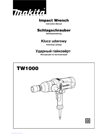 Makita TW1000 instruction manual | Manualzz
