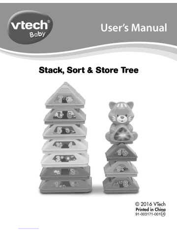 VTech Baby Stack, Sort & Store Tree User Manual | Manualzz