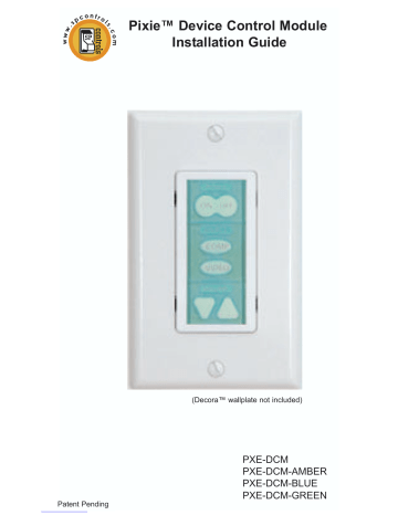 Pixie PXE-DCM Installation Manual | Manualzz