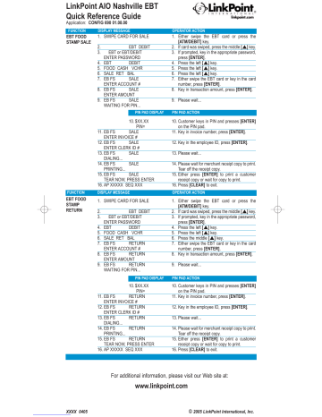 LinkPoint AIO Quick Reference Manual | Manualzz