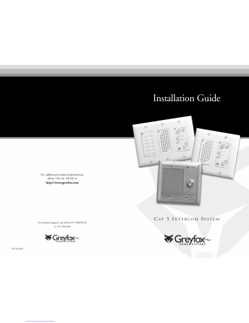 Greyfox Cat 5 Installation Manual | Manualzz