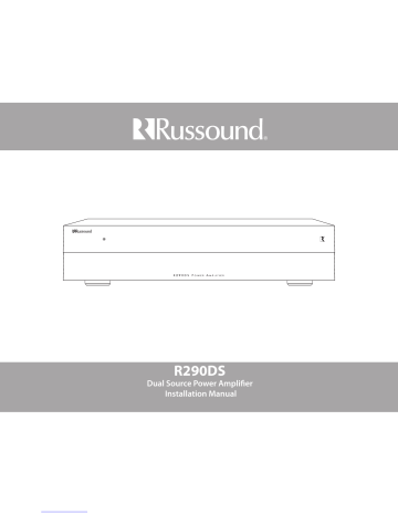 Russound R290DS Installation Manual | Manualzz