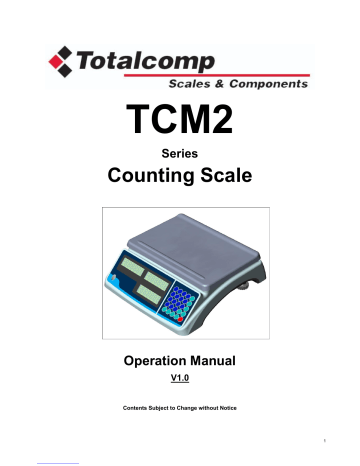 Totalcomp TCM2-60 Operation Manual | Manualzz