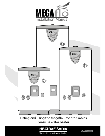 INSTALLATION - INDIRECT UNITS. Heatrae Sadia MegaFlo | Manualzz